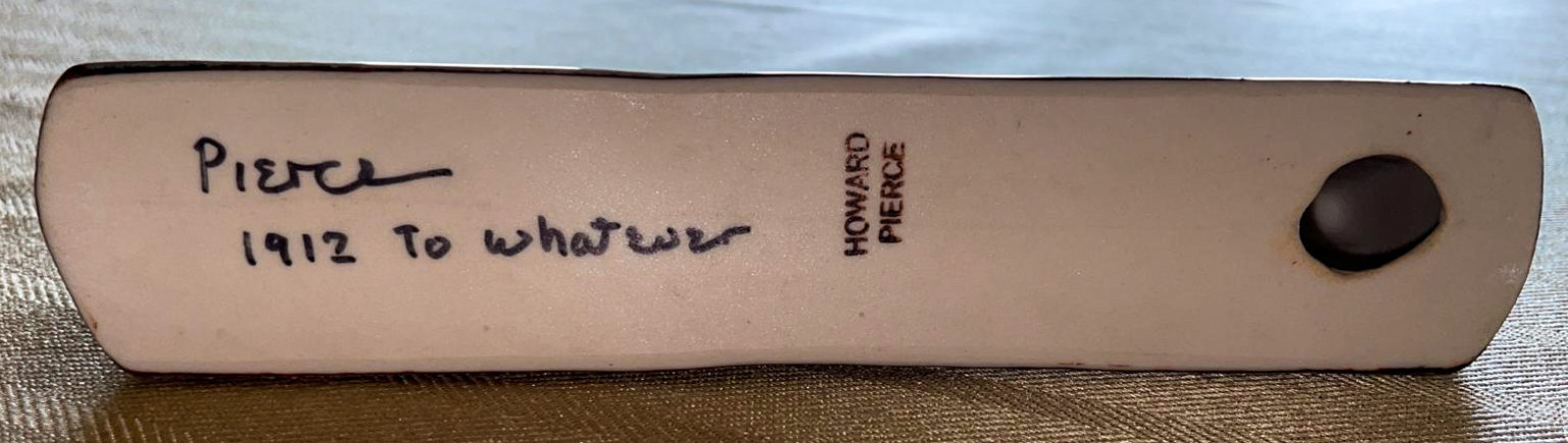 Howard Pierce Ceramics – Slightly Ahead of His Time